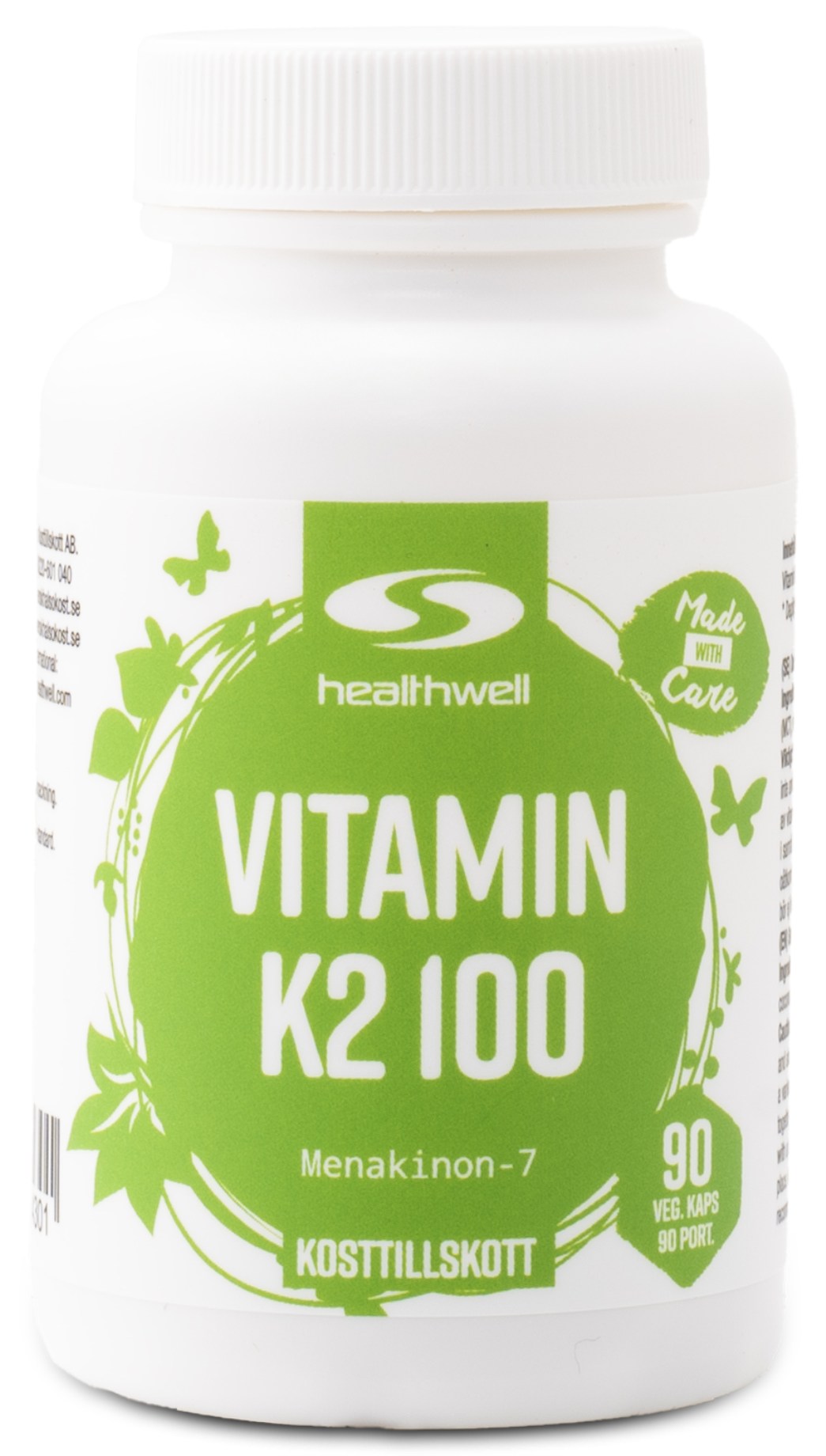 Osta Healthwell K2-vitamiini 100 - Healthwell.fi