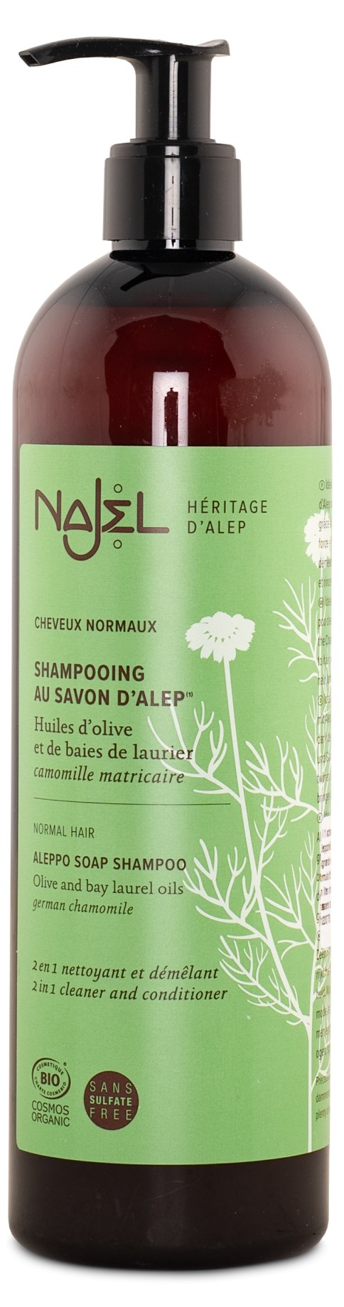 Osta Najel Aleppo Soap Shampoo 2 in 1 Normal Hair - Healthwell.fi